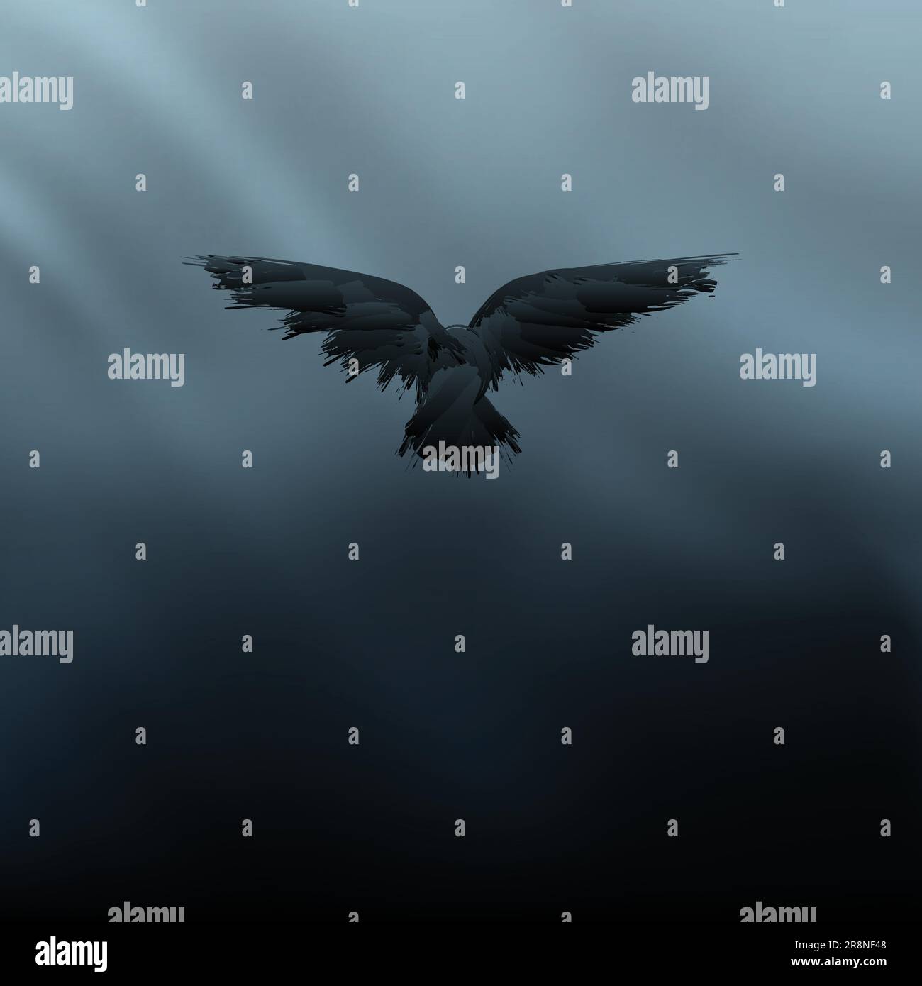 Raven sky Stock Vector Images - Alamy