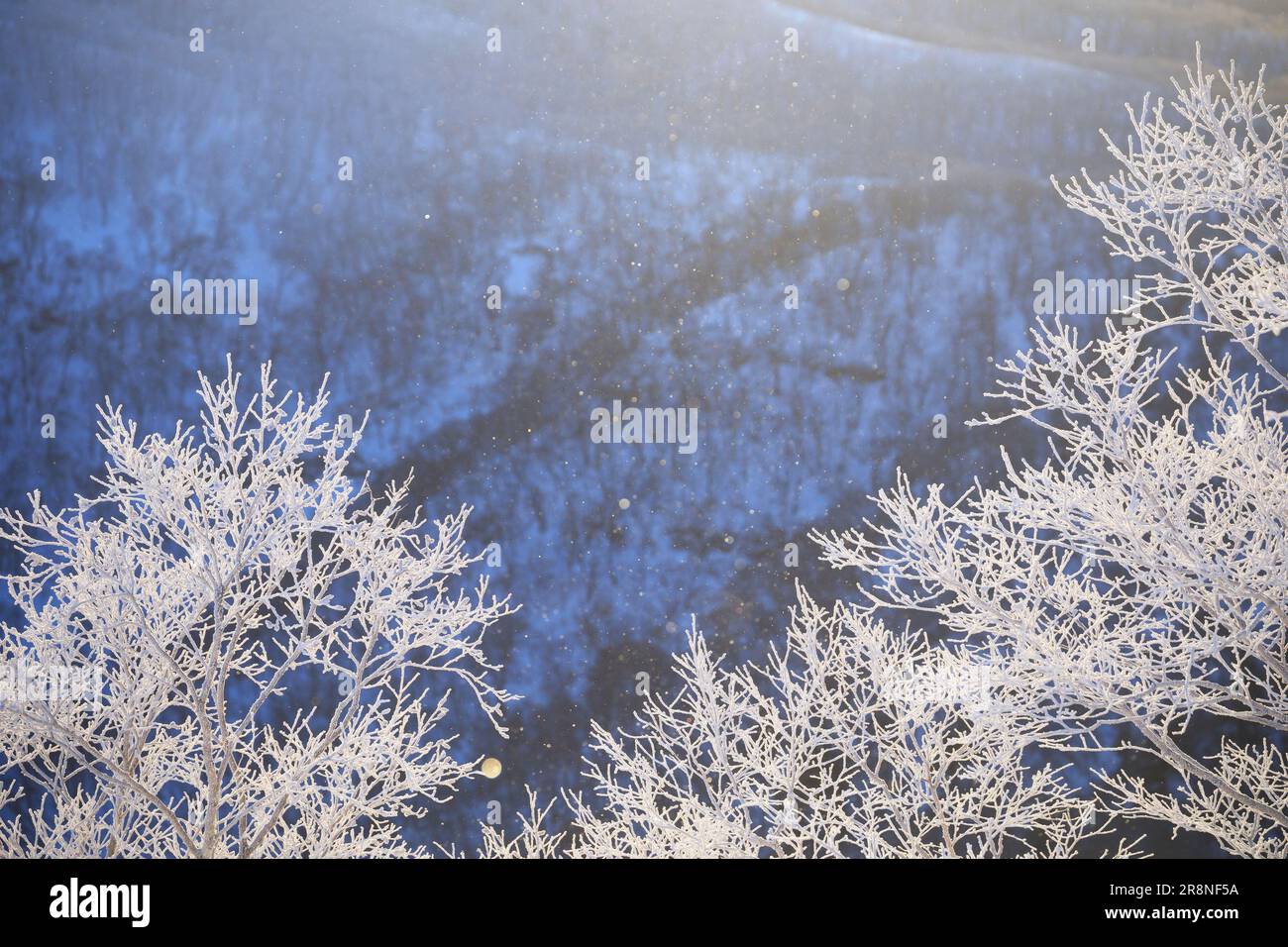 Misty Ice and Diamond Dust on Lake Mashu Ko Stock Photo - Alamy