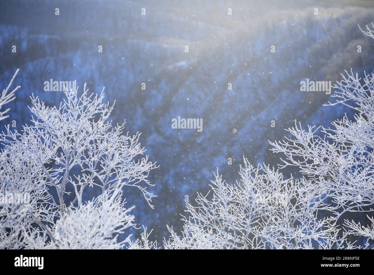 Misty Ice and Diamond Dust on Lake Mashu Ko Stock Photo - Alamy