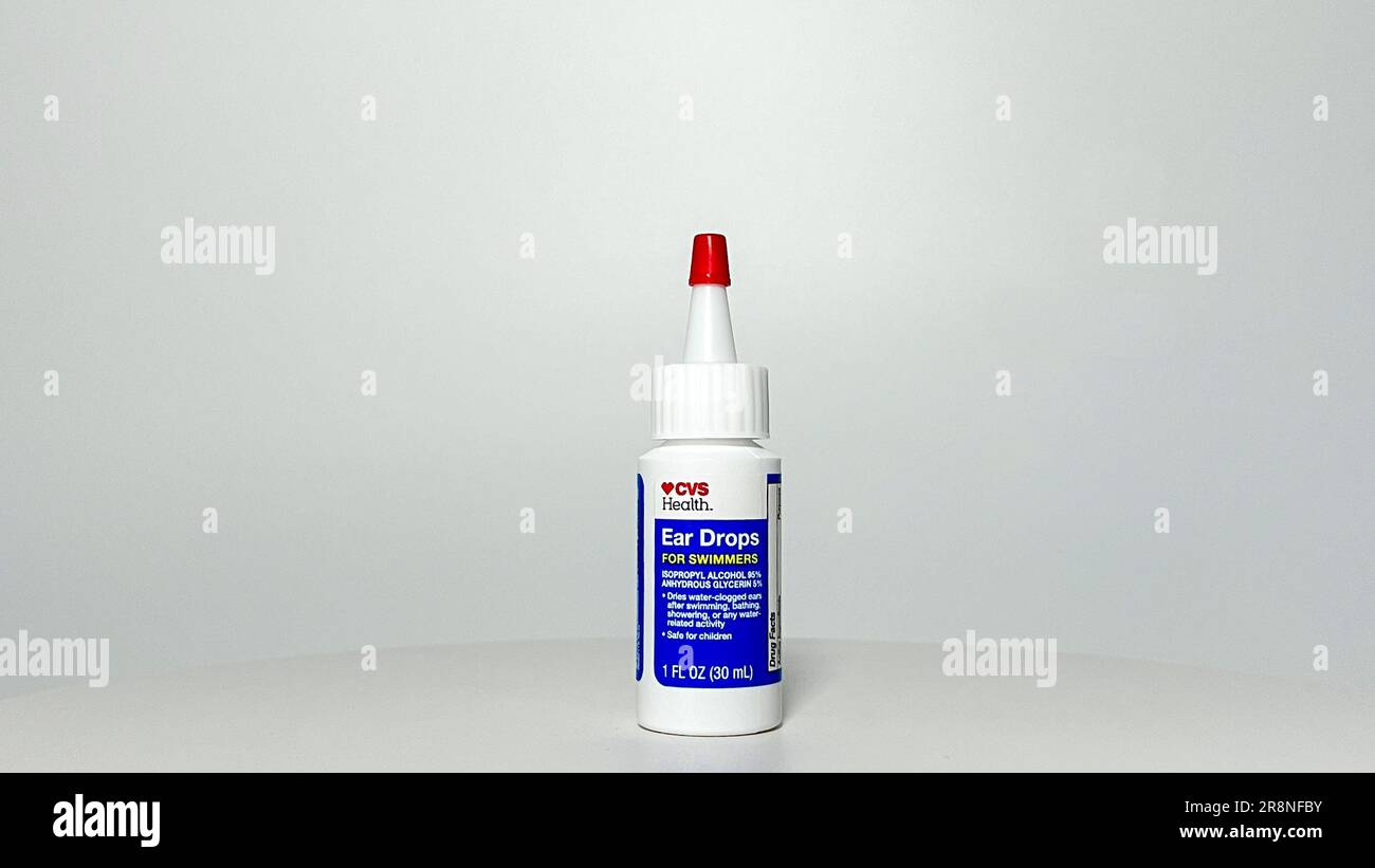 Orlando, FL USA - July 14, 2022: A tube of CVS Health Ear Drops for ...