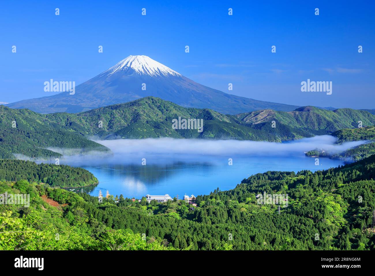 Fuji and Lake Ashinoko Stock Photo - Alamy