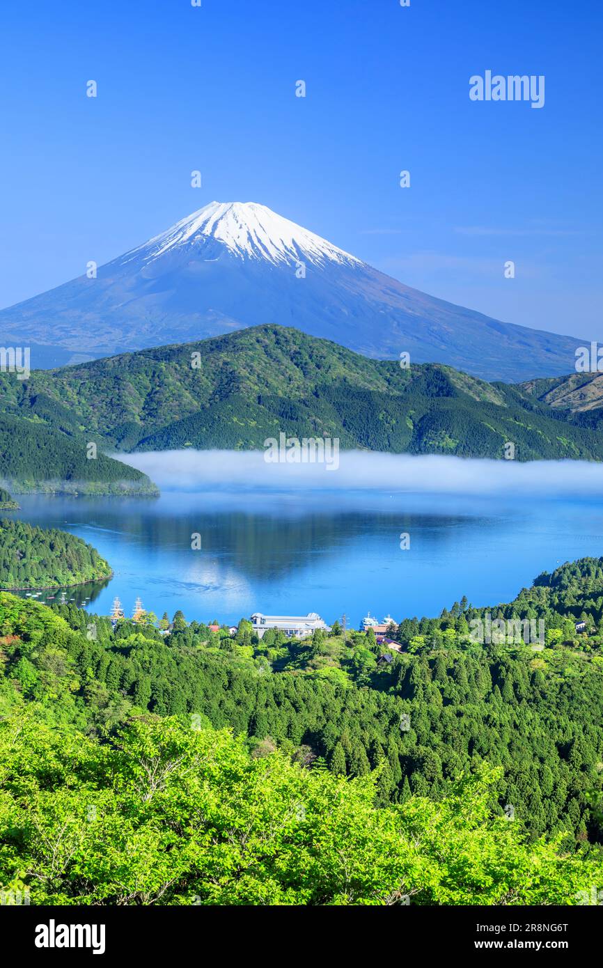 Fuji and Lake Ashinoko Stock Photo - Alamy