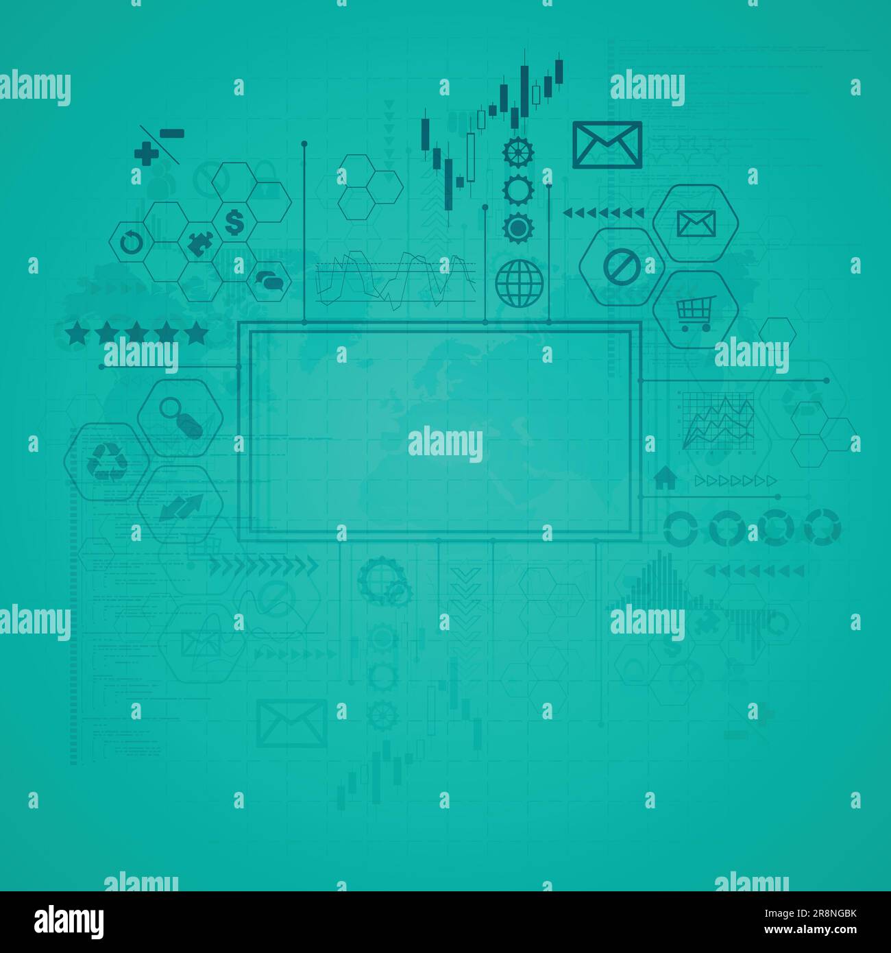 Digital graph statistics wallpaper laptop Stock Vector Image & Art - Alamy