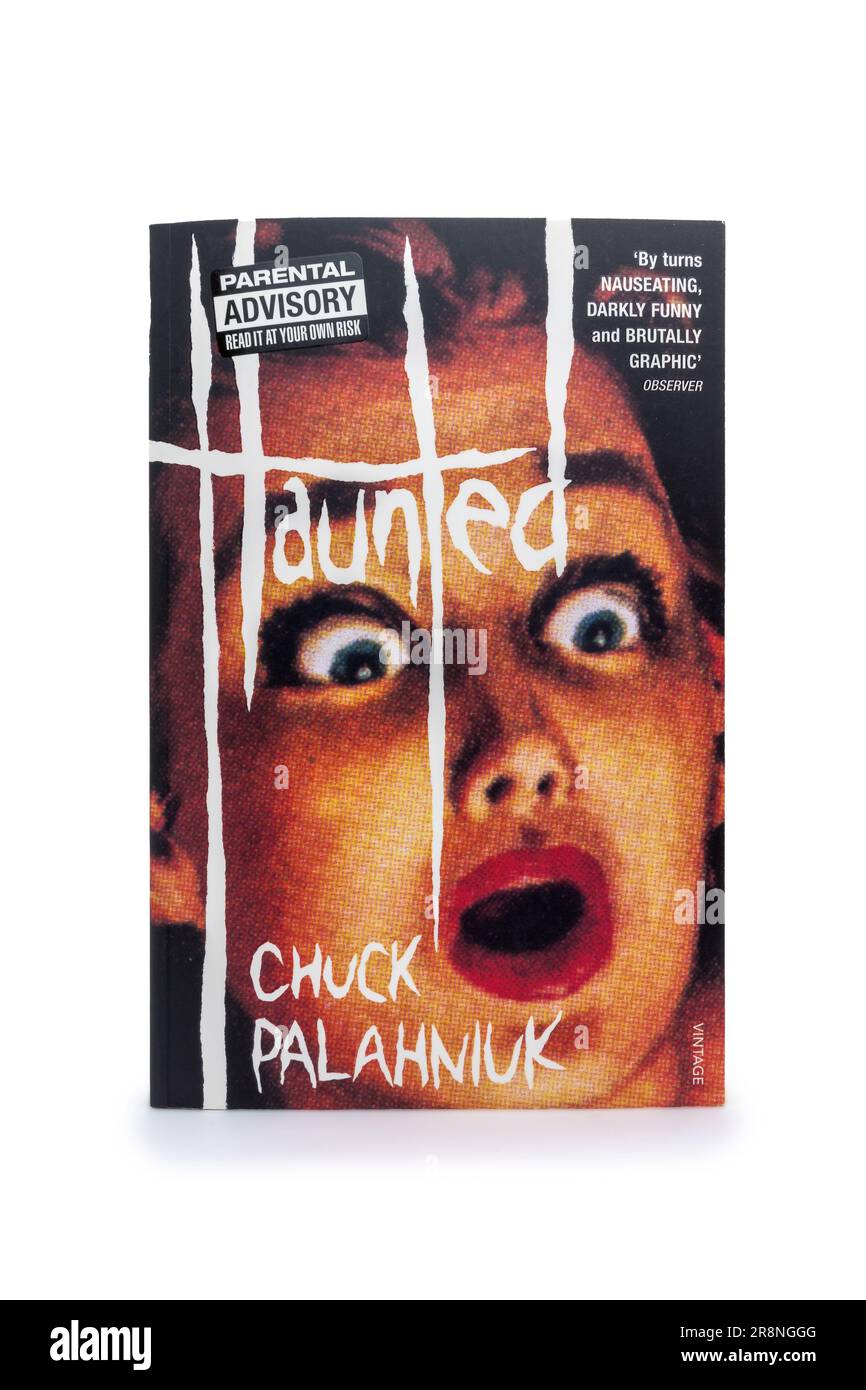 Haunted by Chuck Palahniuk isolated on white background. Lahti, Finland ...