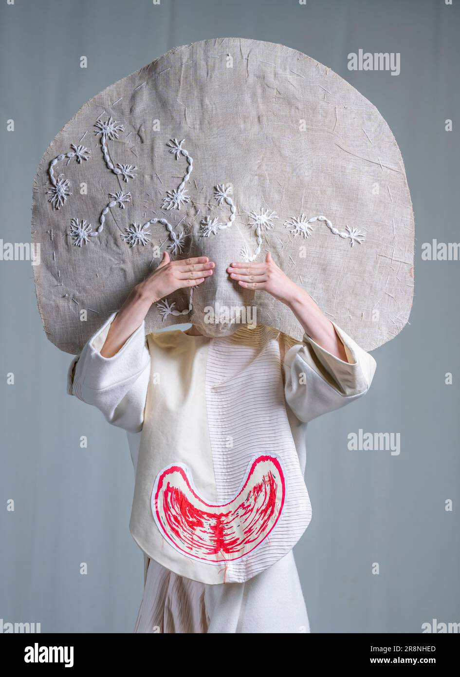Ksawery Bartnik models a design from the Bilateral Being 2023 ...