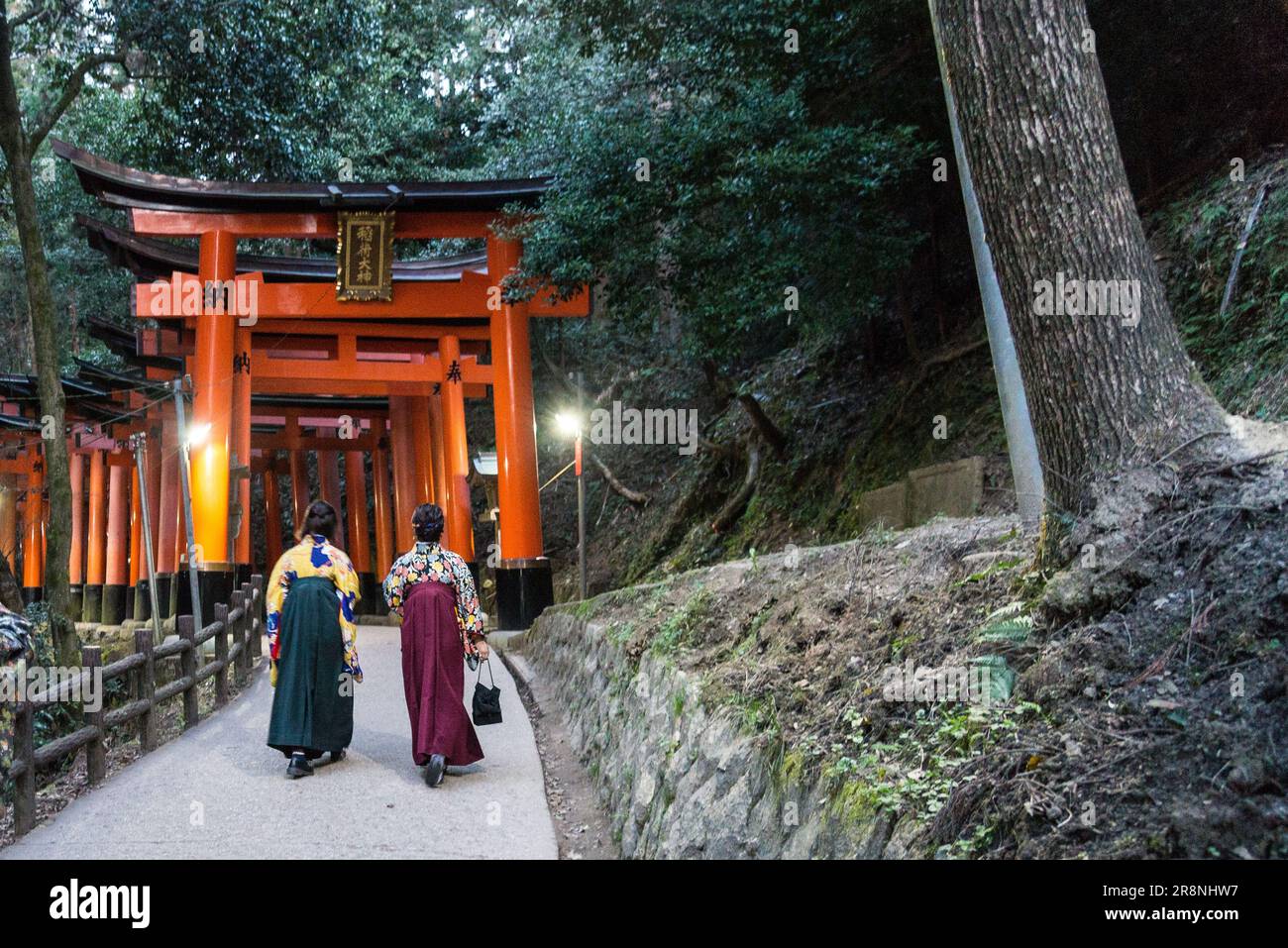 Fushimi Inari gates, Kyoto, Japan Stock Photo - Alamy