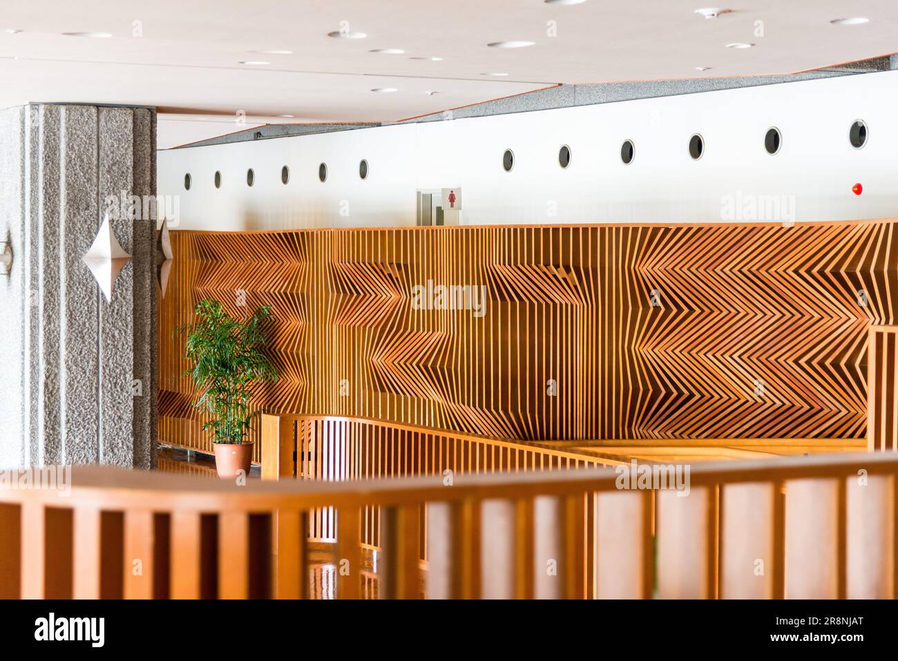 Kyoto International Conference Center, Japan, designed by Sachio Otani ...