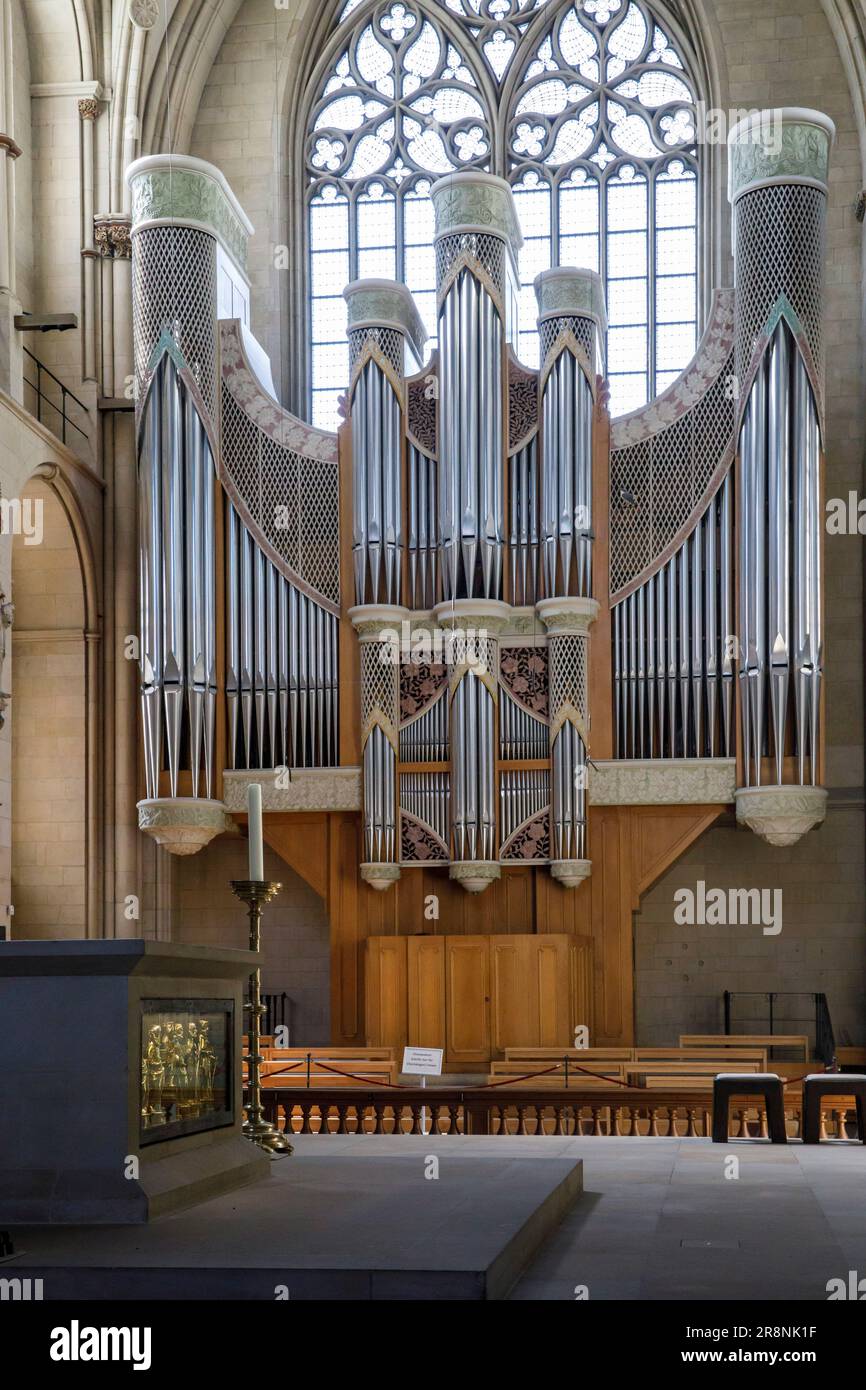 organ in St. Paulus Cathedral, built in 1956 by the organ builder Hans ...