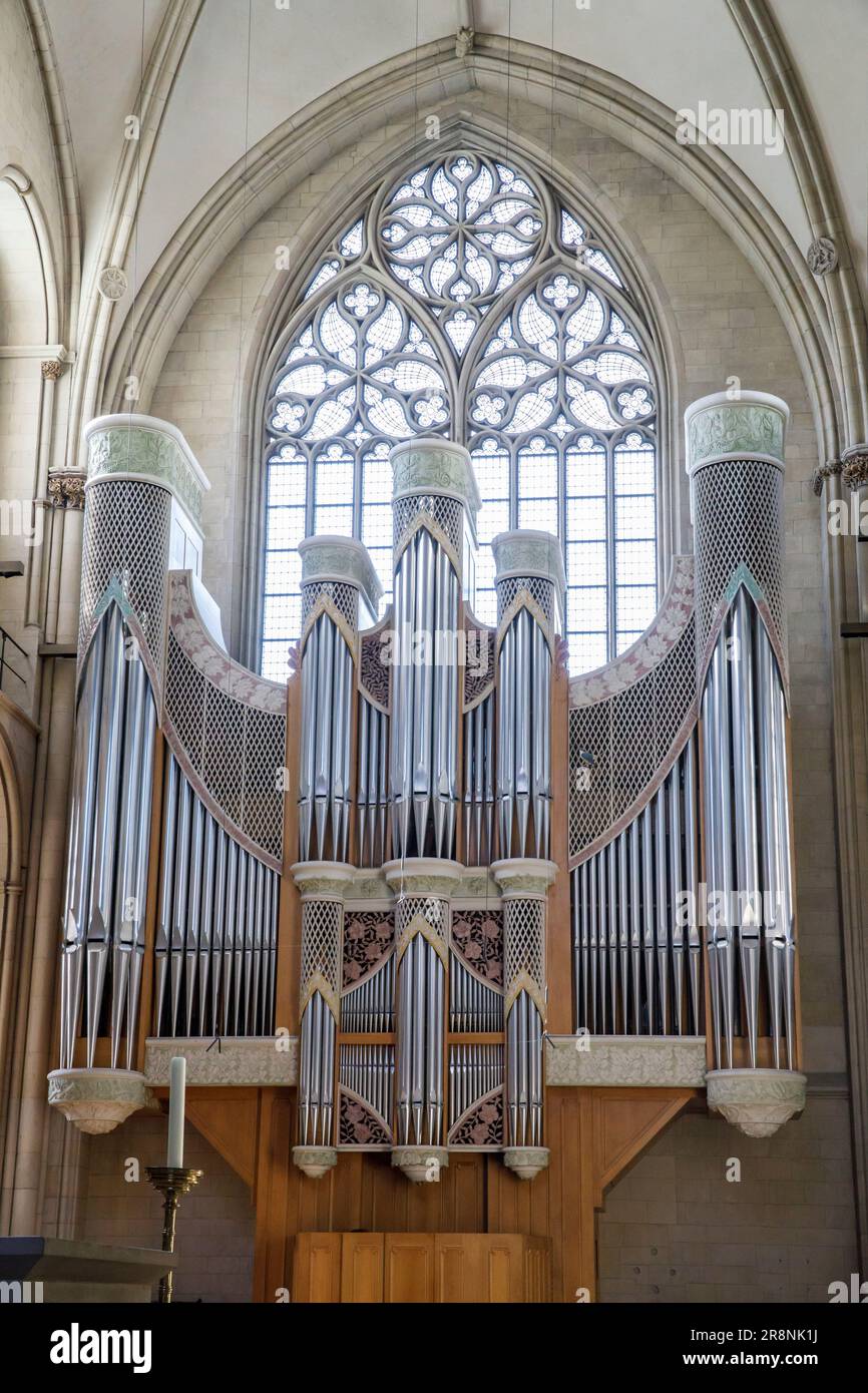 organ in St. Paulus Cathedral, built in 1956 by the organ builder Hans ...