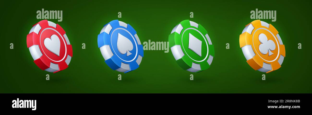 Blue casino token cartoon icon Stock Vector Images - Alamy