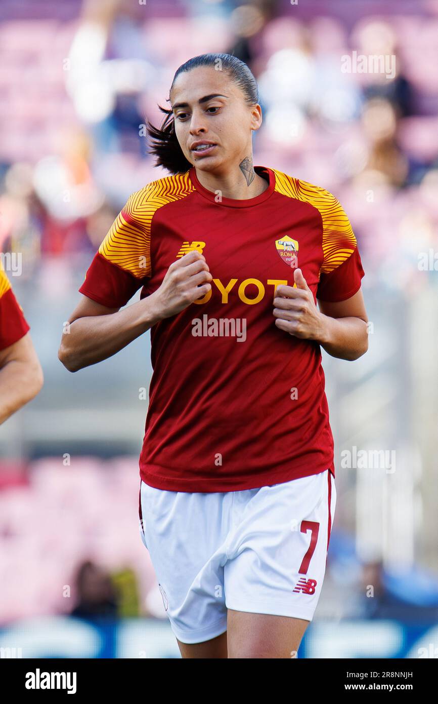 BARCELONA - MAR 21: Andressa Alves warms up prior to the Women's ...
