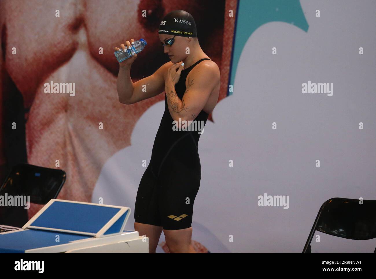 Melanie Henique, Women Heat 50m freestyle during the French Elite ...