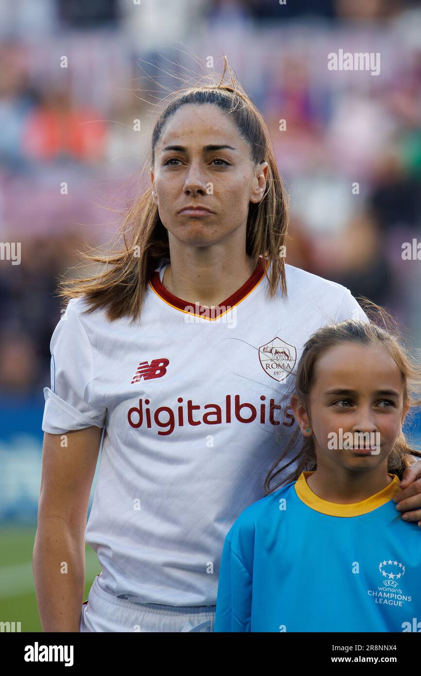 BARCELONA - MAR 21: Vicky Losada poses for a photo prior to the Women's ...