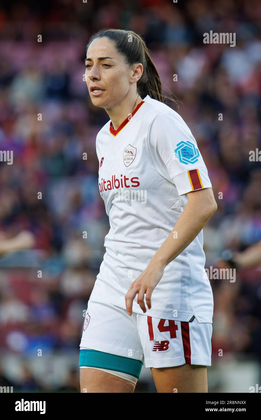 BARCELONA - MAR 21: Vicky Losada in action during the Women's Champions ...