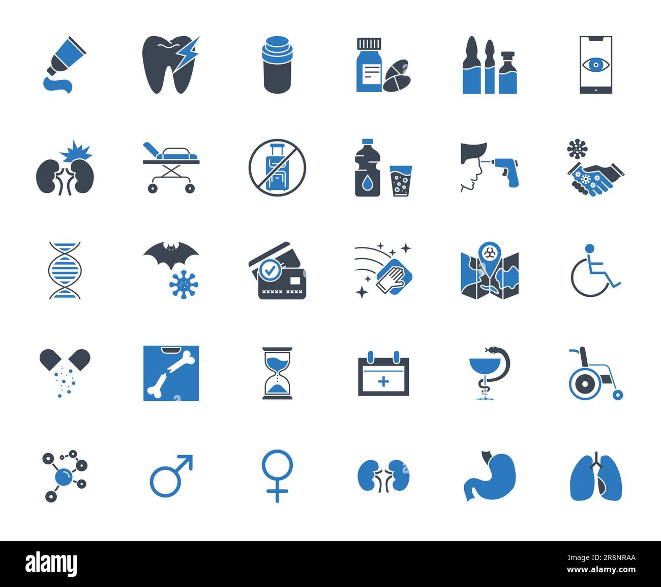 Medical Vector Icons Set. Glyph Icons, Sign and Symbols in Solid Design ...