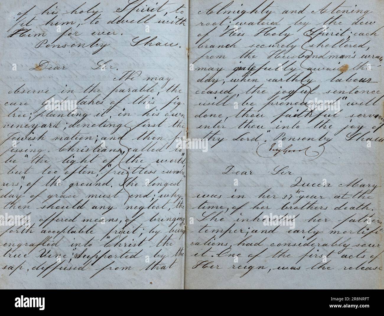 Victorian handwriting hi-res stock photography and images - Alamy