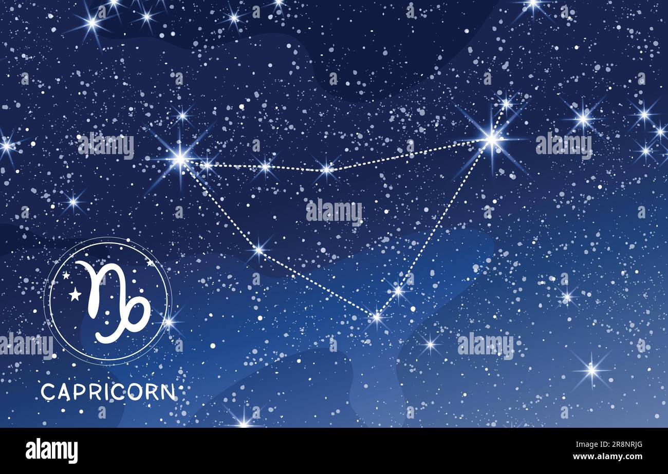Capricorn Constellation Capricorn Constellation With Triangular