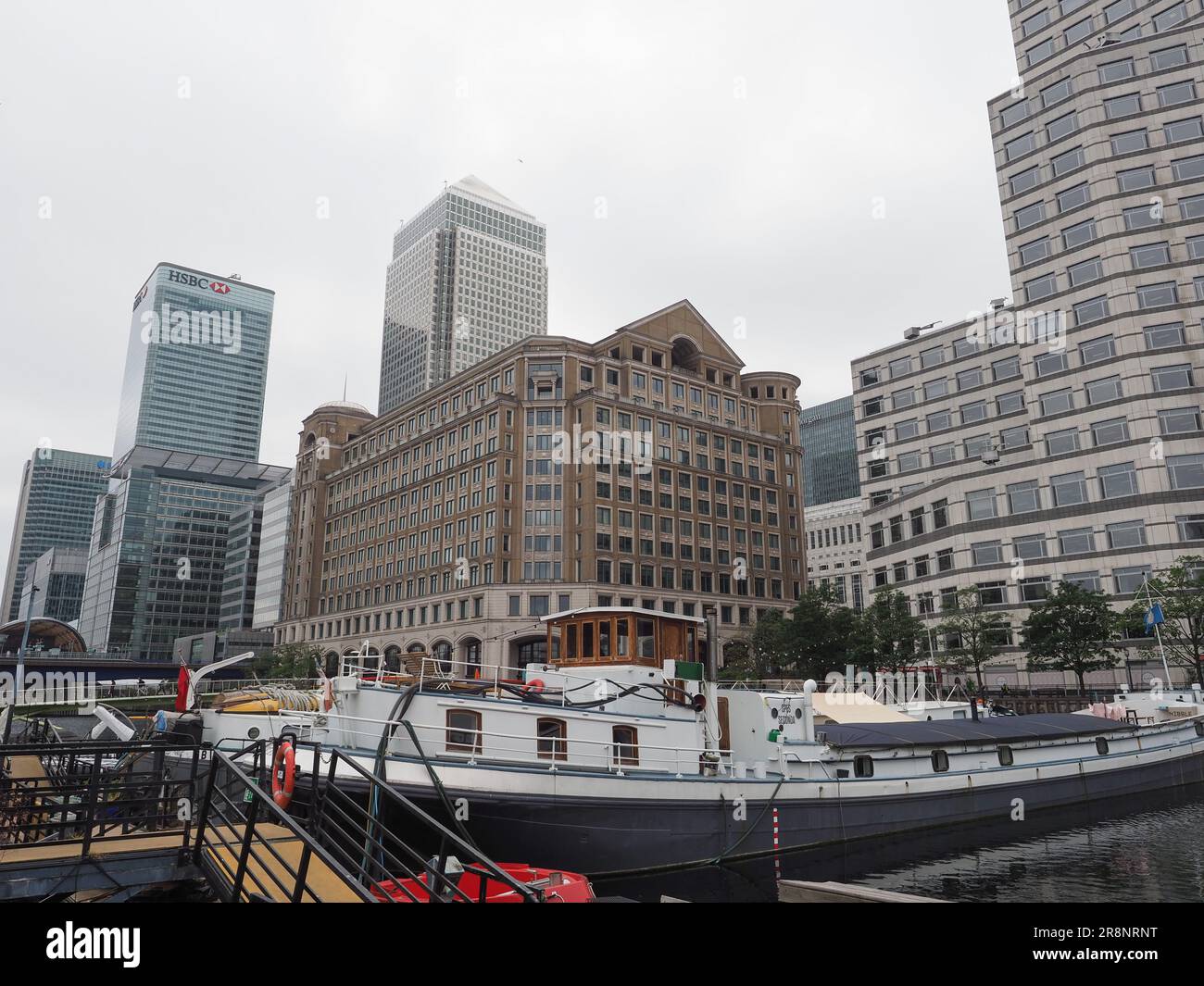 LONDON, UK - JUNE 07, 2023: Canary Wharf docks Stock Photo - Alamy