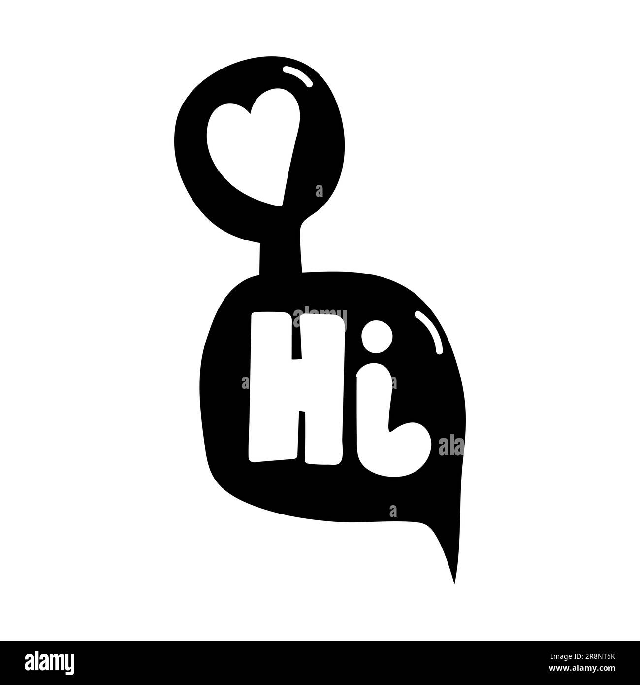 Doodle speech bubble in comic hand drawn style. dialog windows with ...