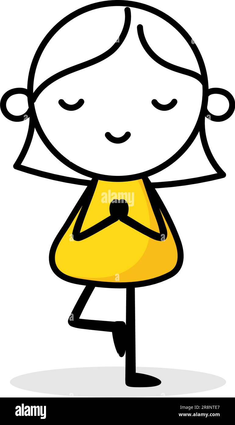 Zen leg Stock Vector Images - Alamy