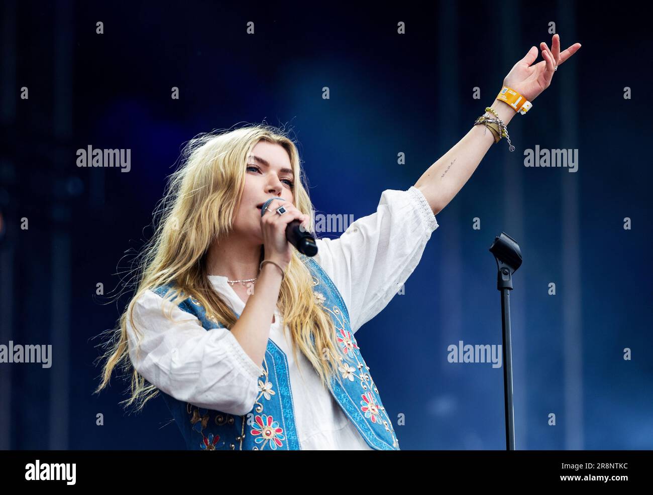 BROUWERSDAM - Hannah Mae on the first day of Concert at SEA. The ...