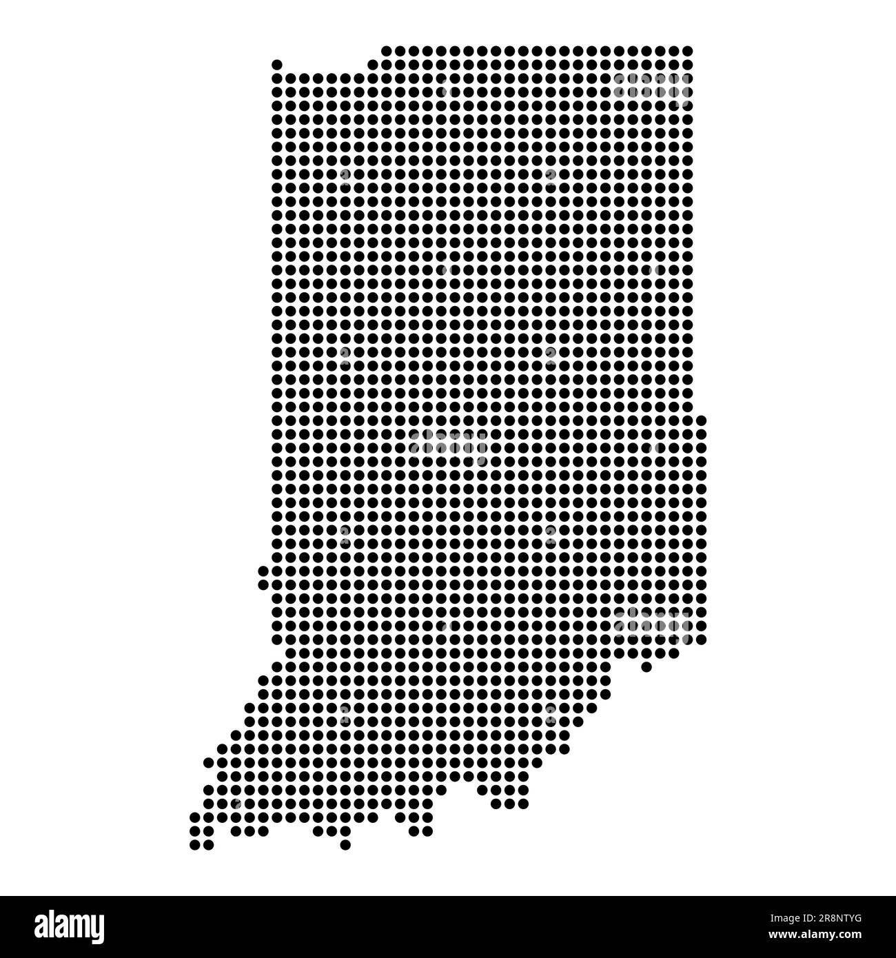 Map of indianapolis indiana Black and White Stock Photos & Images - Alamy