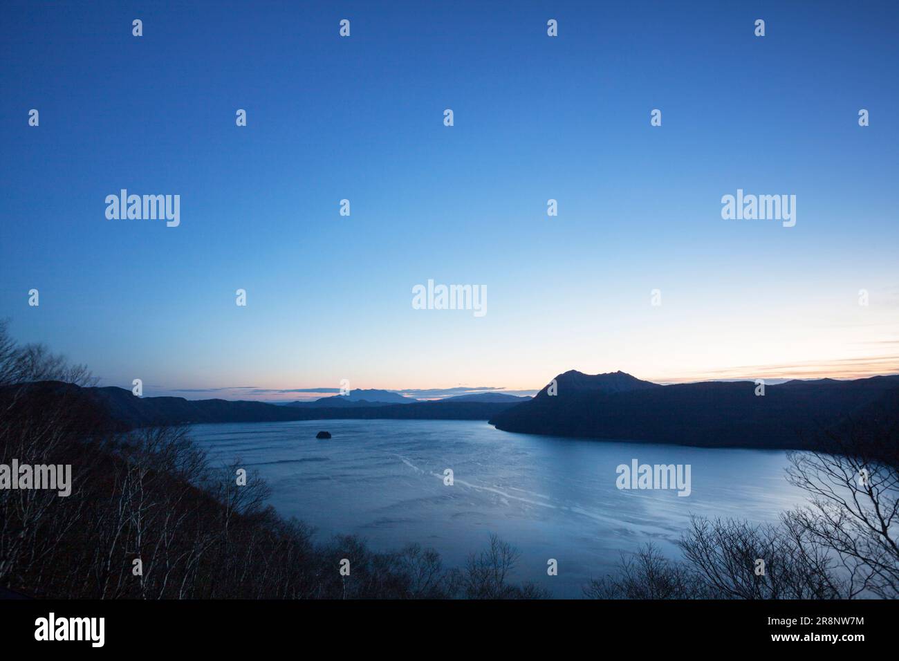 Dawn on Lake Mashu Ko Stock Photo - Alamy