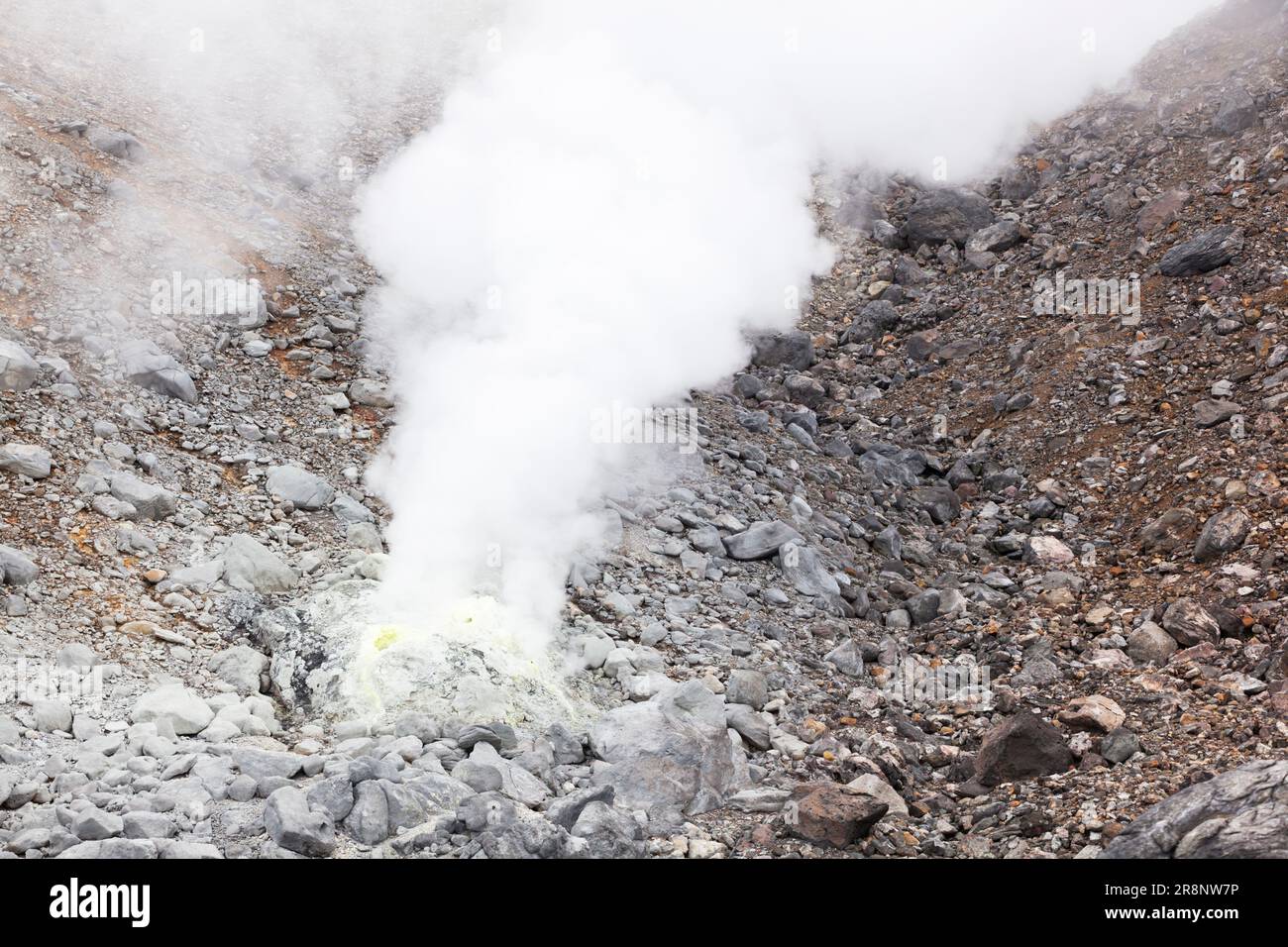 Group of fumaroles hi-res stock photography and images - Alamy