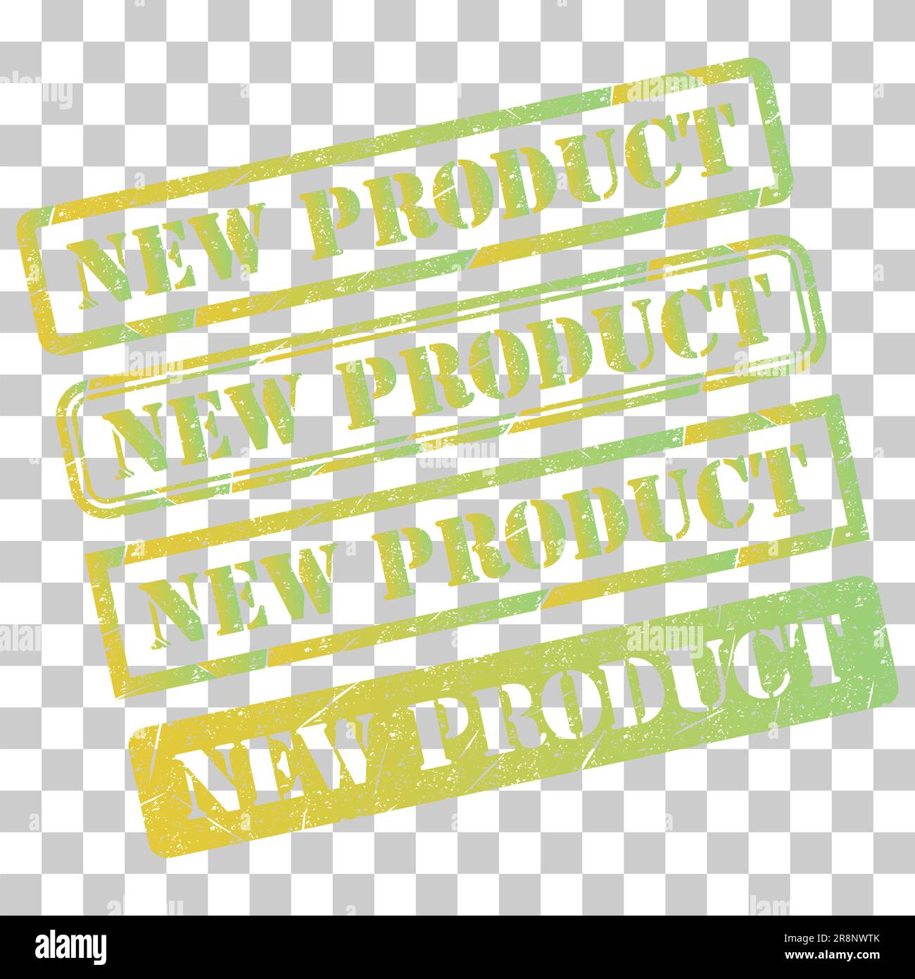 New product stamp symbol, label sticker sign button, text banner vector ...