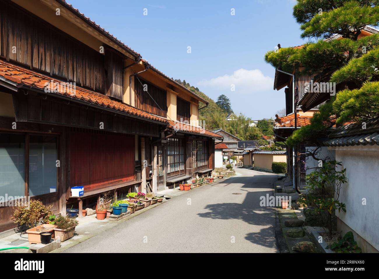 Omori district of the Iwami silver mine Stock Photo - Alamy