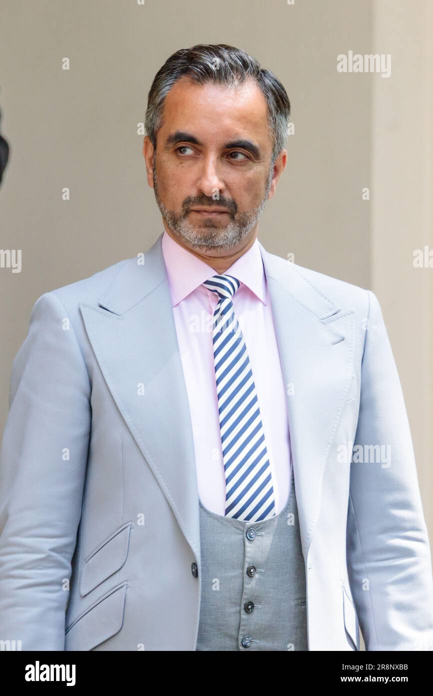 London, UK. 22nd June 2023. Aamer Anwar, Covid-19 Bereaved Families for ...