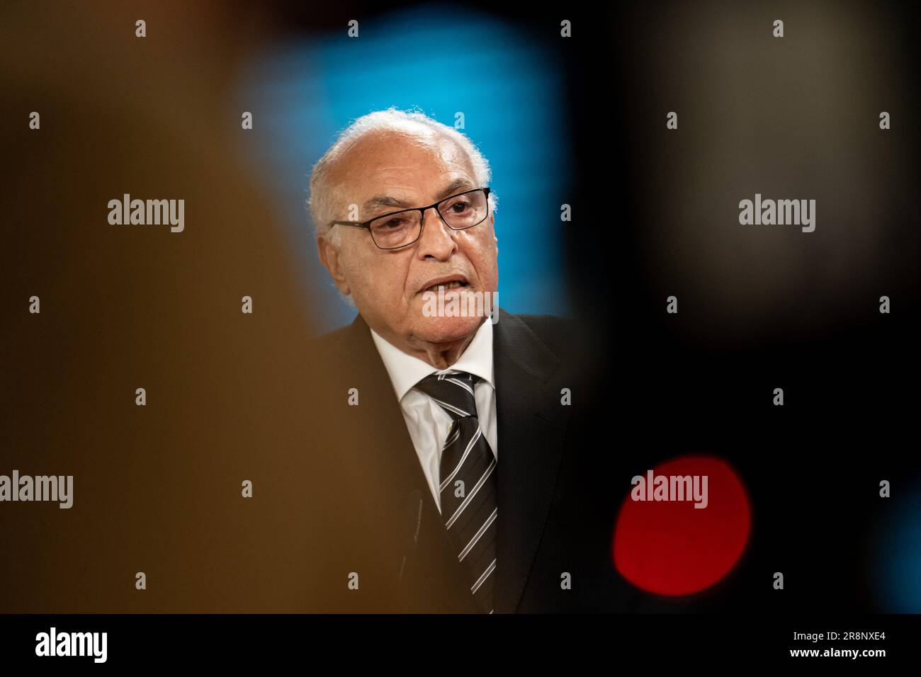 Berlin, Germany. 22nd June, 2023. Ahmed Attaf, Foreign Minister of ...