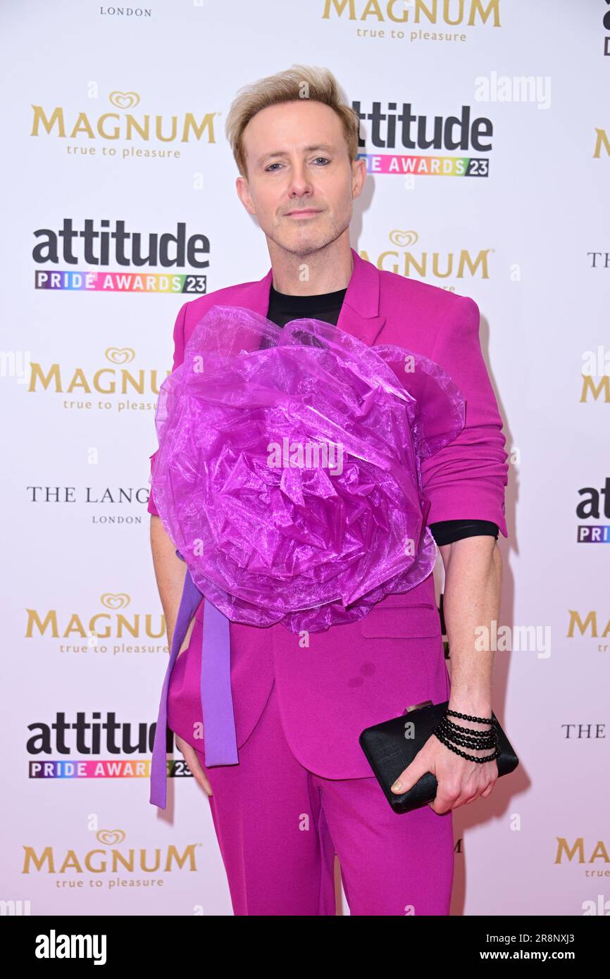 EDITORIAL USE ONLY H from Steps arrives at The Attitude PRIDE awards ...