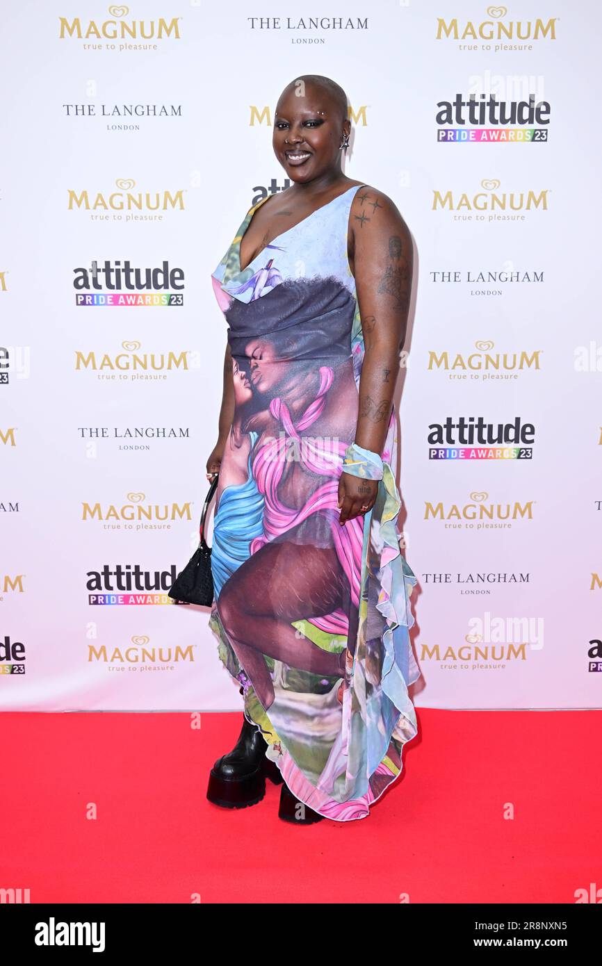 EDITORIAL USE ONLY Char Ellesse arrives at The Attitude PRIDE awards ...
