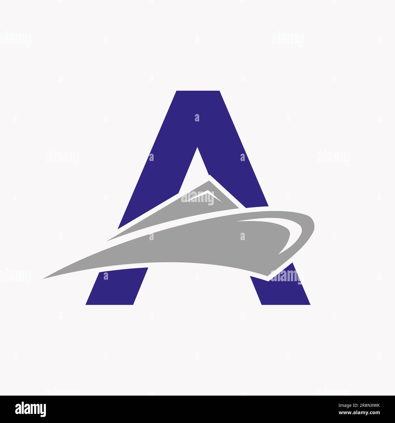 Letter A Cruise Ship Logo Boat Icon. Yacht Symbol, Marine Logotype ...