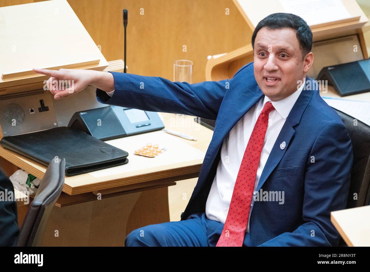 Edinburgh, Scotland, UK. 22nd June, 2023. PICTURED: Anas Sarwar MSP ...