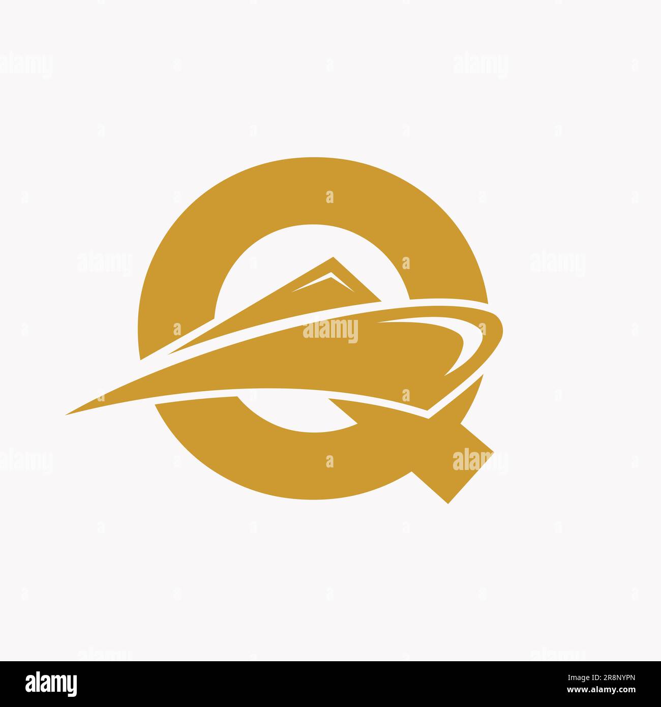 Letter Q Cruise Ship Logo Boat Icon. Yacht Symbol, Marine Logotype ...
