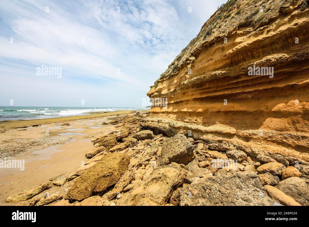 An unwelcoming beach Stock Photo - Alamy