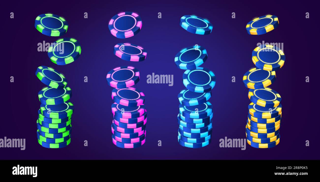 Pink 3d chip set Stock Vector Images - Alamy