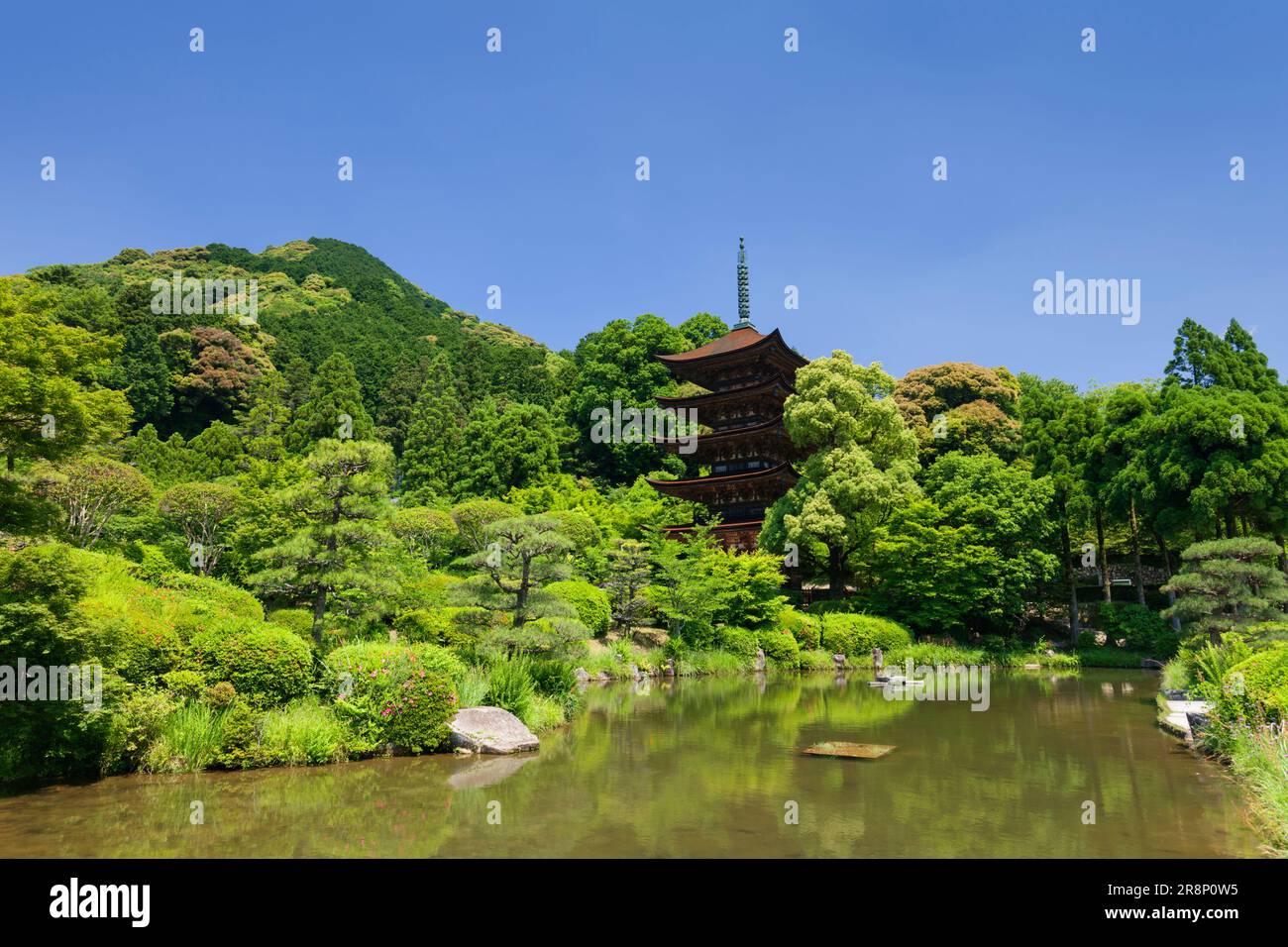 Pagoda of rurikoji temple hi-res stock photography and images - Alamy