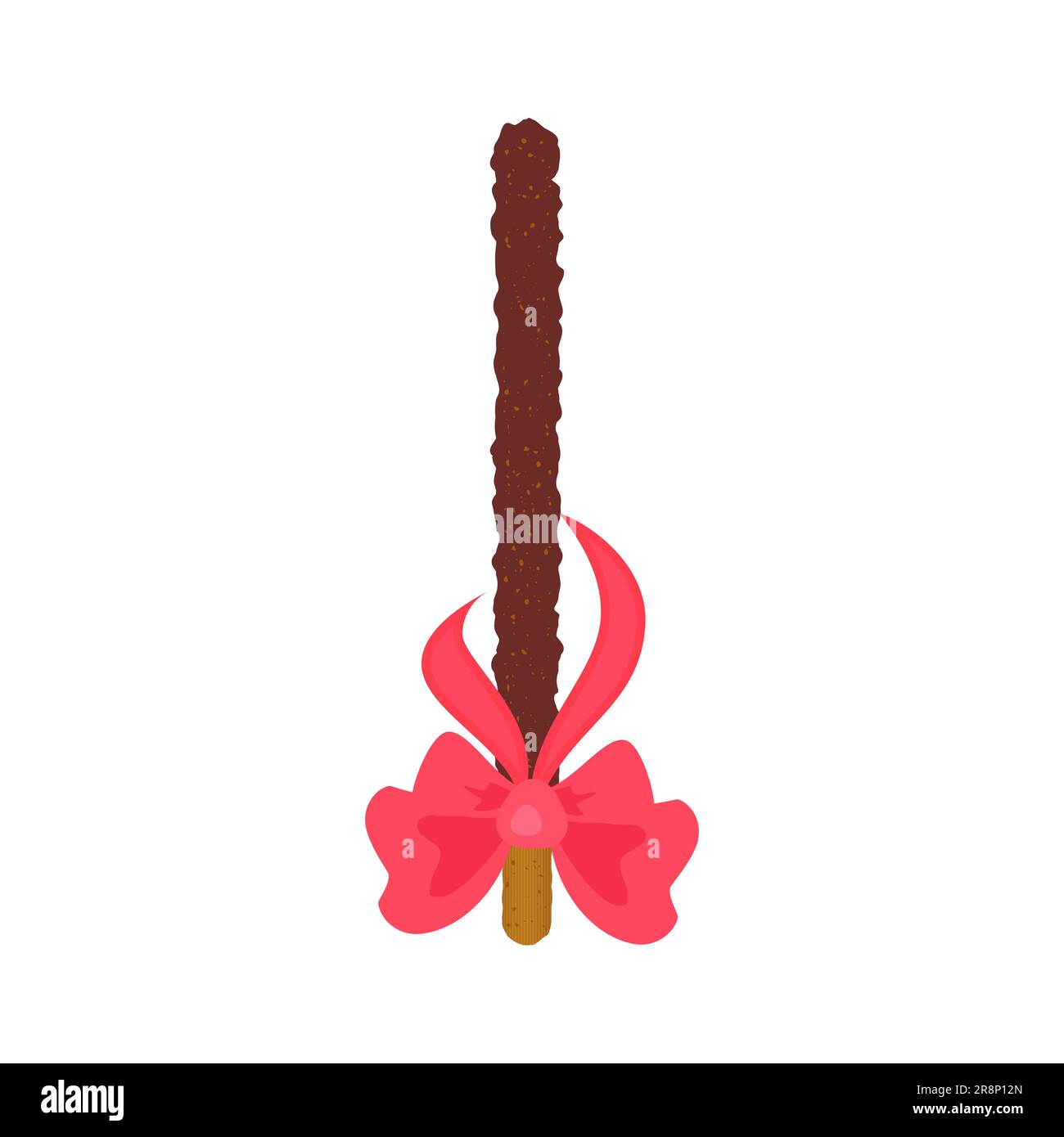 Frosted chocolate chip cookie stick in sprinkles Stock Vector Image ...