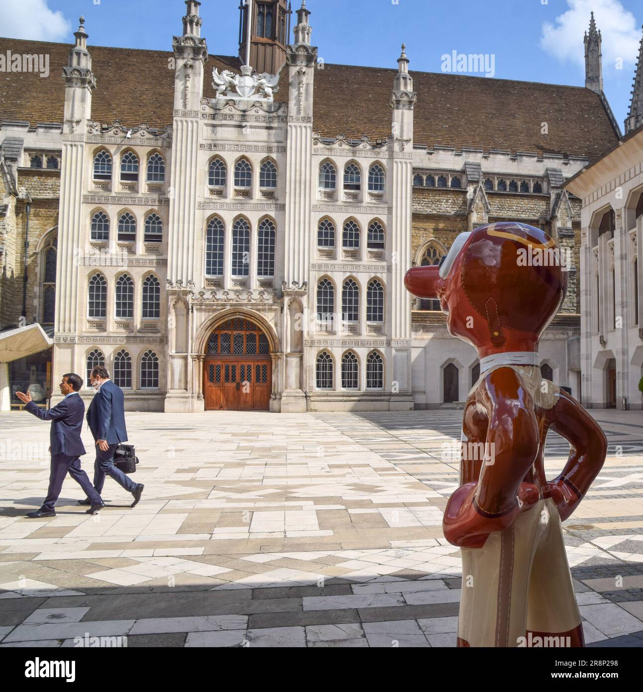 London, UK. 22nd June 2023. A sculpture of Morph, the character in the ...