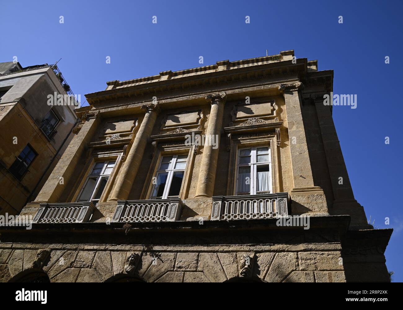Old Baroque style building with Neoclassical architectural elements in ...