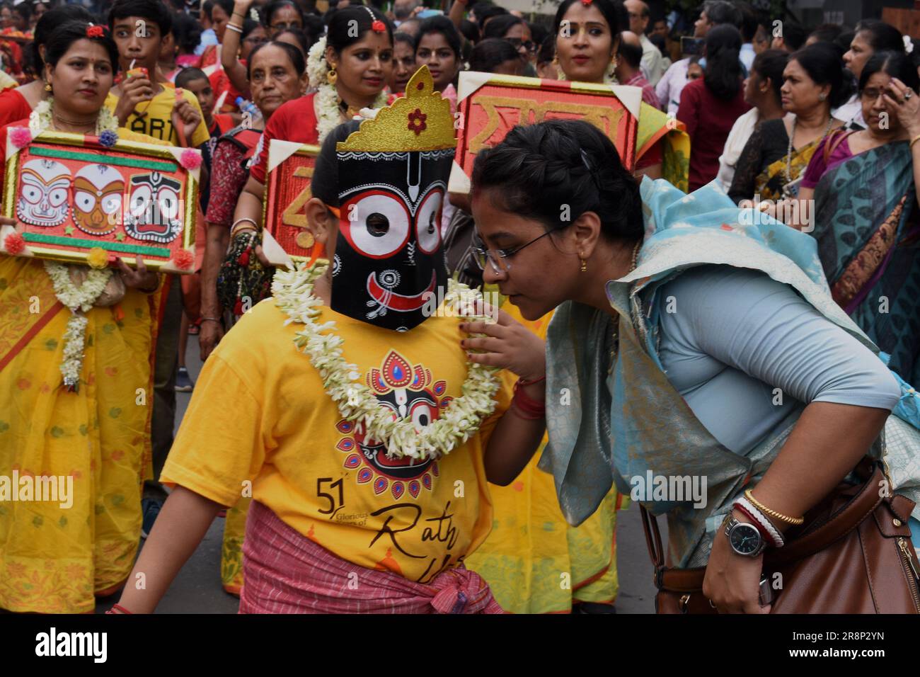 The devotees of the International Society Of Krishna Consciousness ...