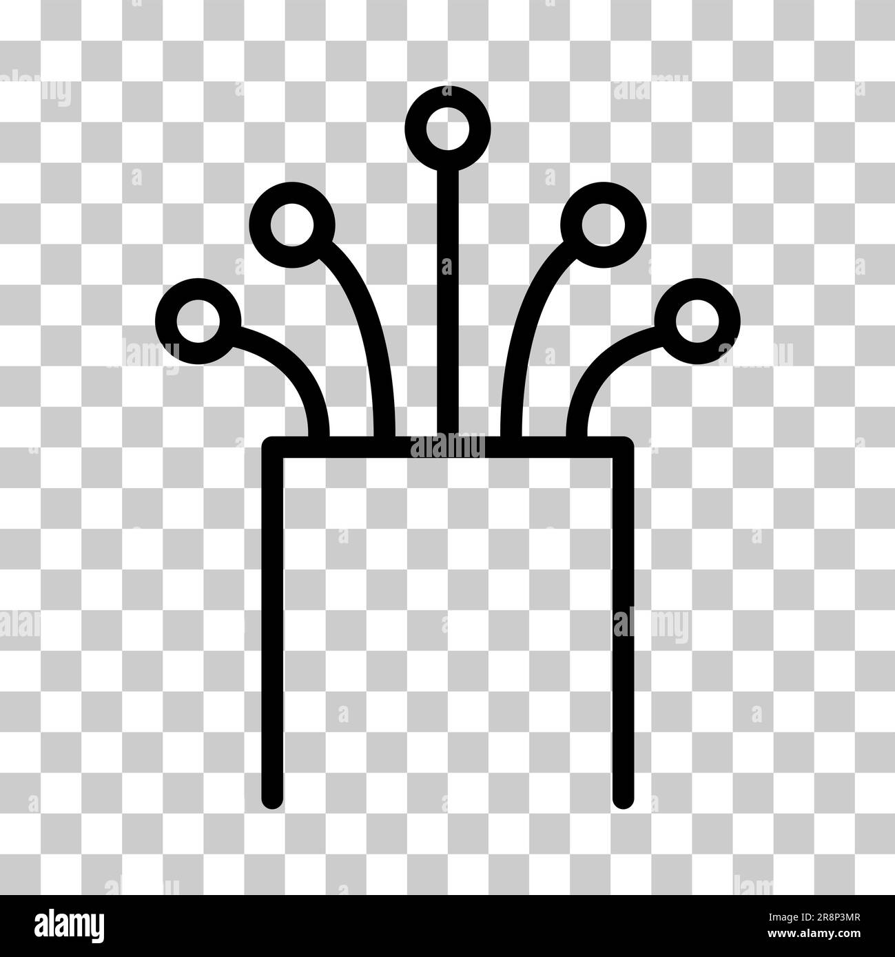 Optical cable icon, technology information wire web network, digital ...