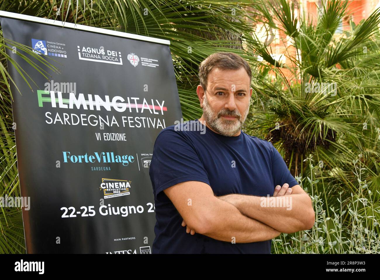 Cagliari, 6th edition of the Filming Italy Sardegna Festival. Photocall ...
