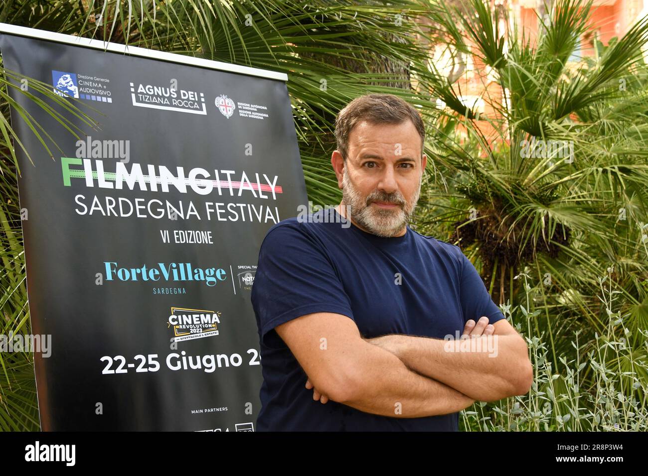 Cagliari, 6th edition of the Filming Italy Sardegna Festival. Photocall ...
