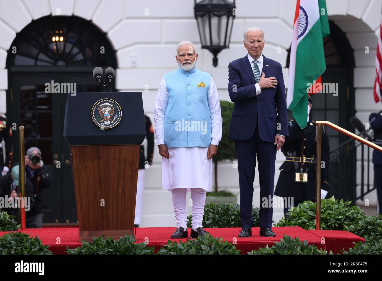 Washington, United States. 22nd June, 2023. President Joe Biden stands ...
