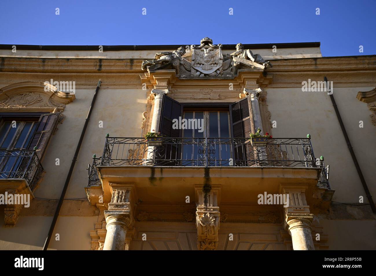 Old Baroque style building with Neoclassical architectural elements in ...