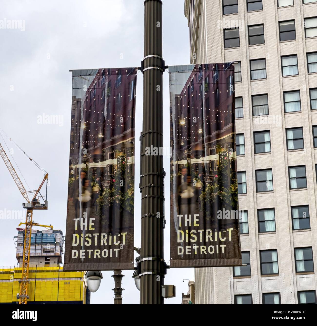 The District Detroit - DETROIT, UNITED STATES - JUNE 10, 2023 Stock ...